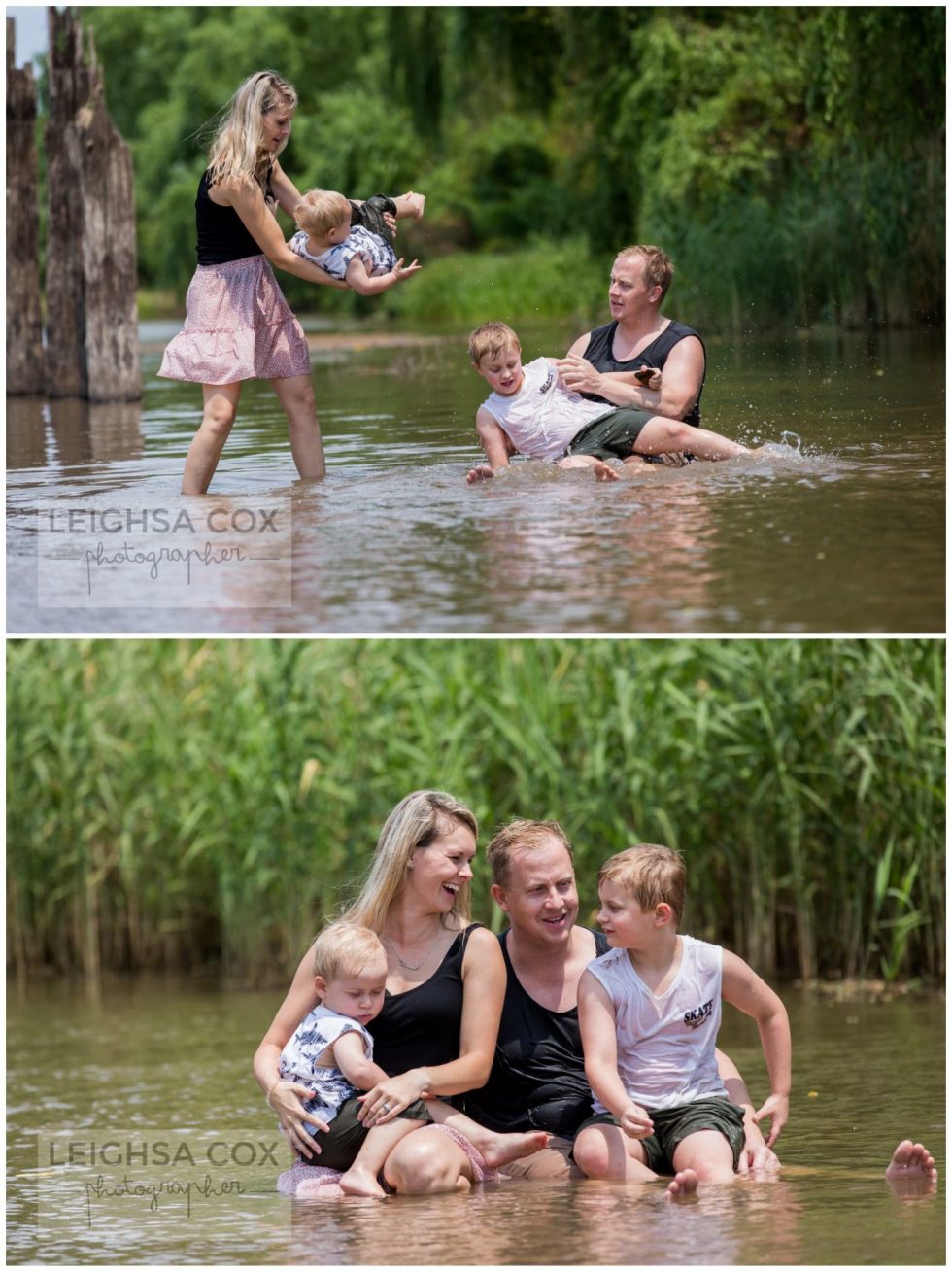Relaxed River Portraits - Leighsa Cox Photographer